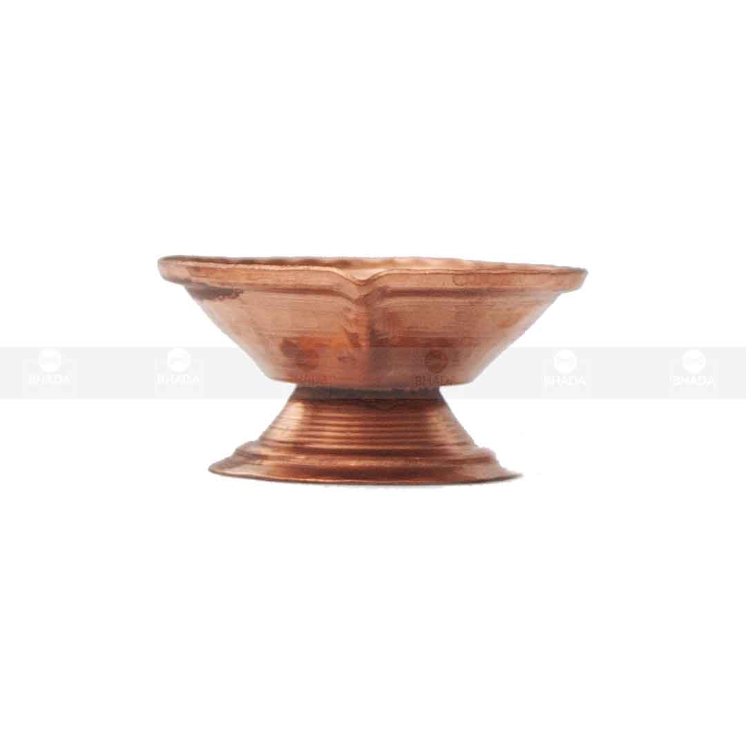 Copper Stand Diyo - Tama Diyo - BhadaGhar