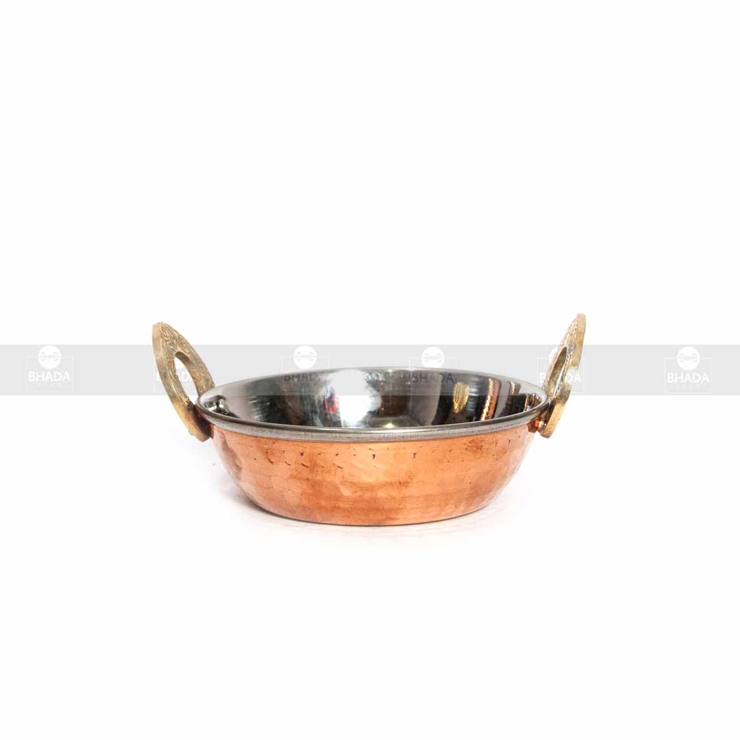 LaCoppera Copper Steel Karai - BhadaGhar