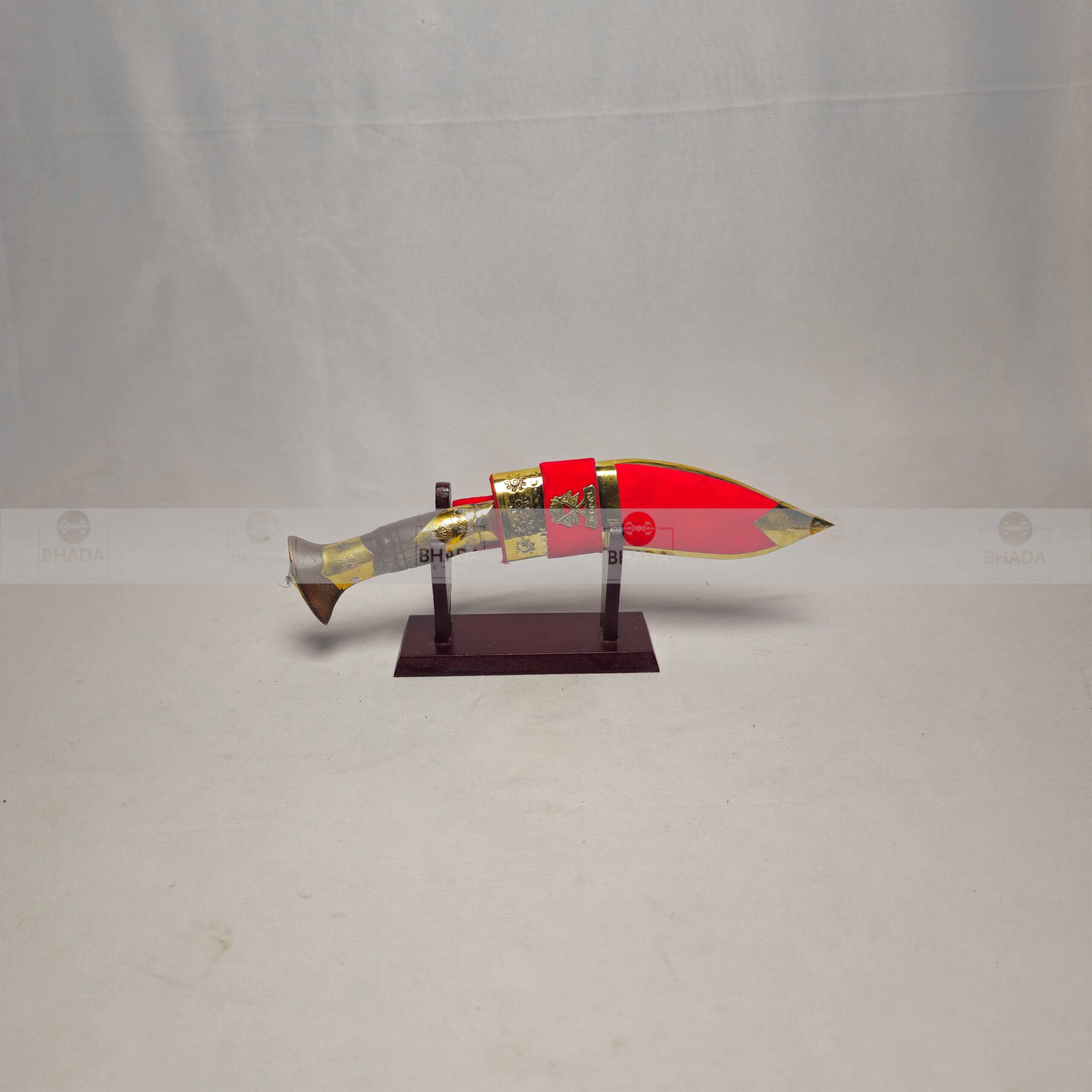Nepali Khukuri with Wooden Stand 8inch - BhadaGhar