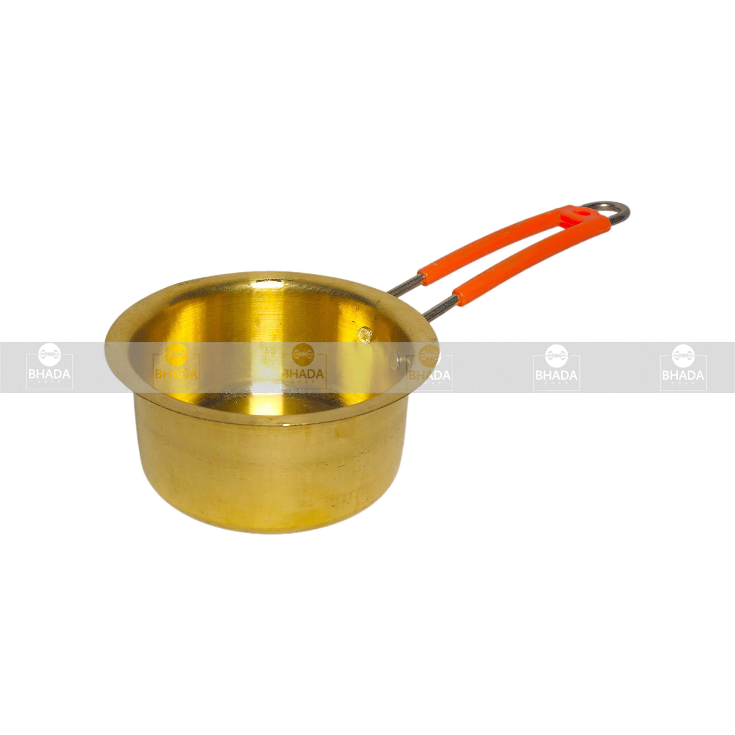 Brass Saucepan 1.5ltr/ Milk Pan/ Tea Pan 750grams - BhadaGhar